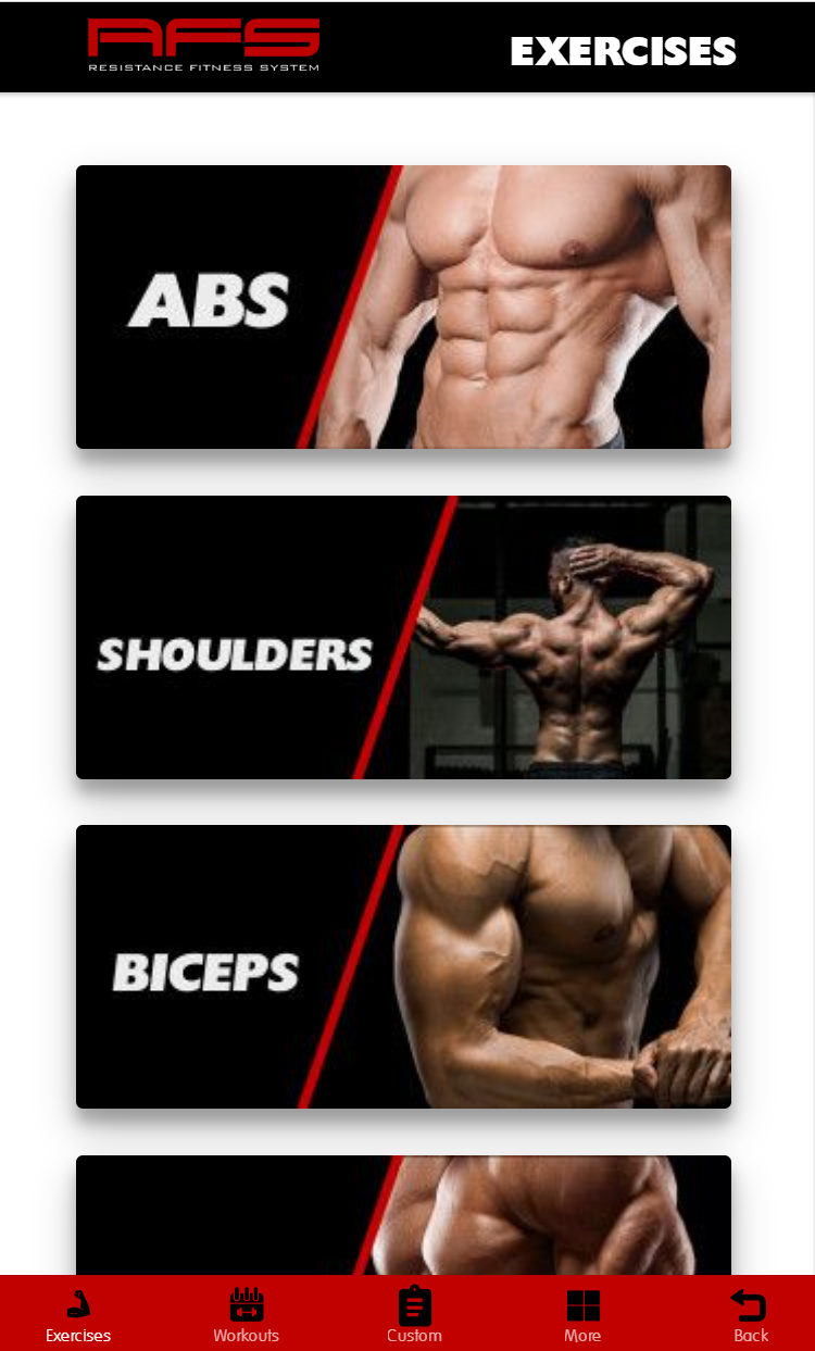 RFS APP - your private trainer – ResistanceFitnessSystem